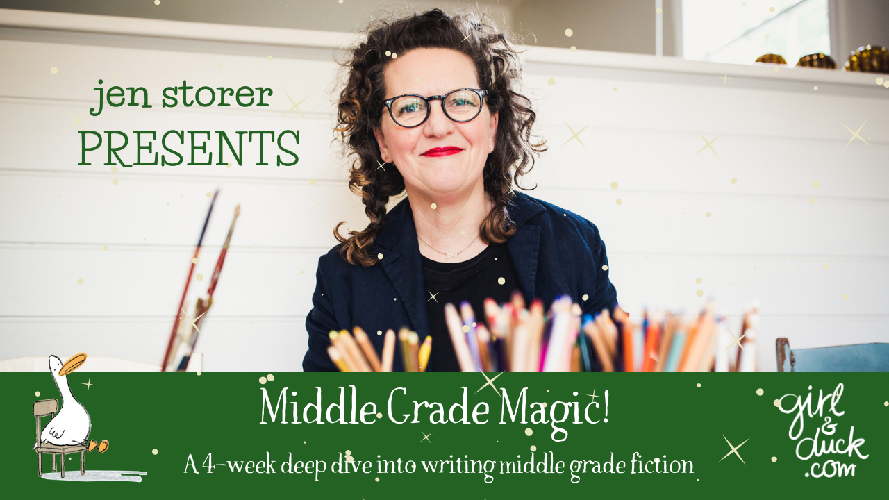 Middle Grade Magic - Girl and Duck